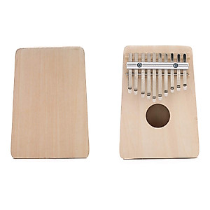 DIY 10 Keys Kalimba Thumb Piano - Make Your Own Kalimba Look, Wooden Small Kalimba for Birthday Gift Adult Kids Students Beginners