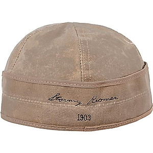 Stormy Kromer Waxed Cotton Cap - Lightweight Fall Hat with Earflaps