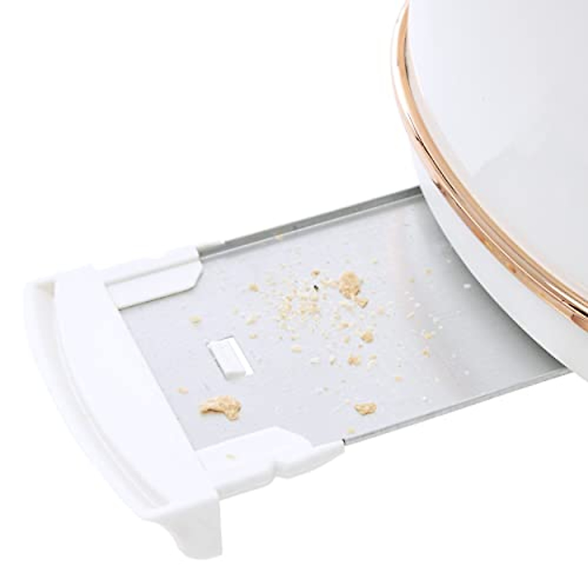 Haden 75091 Heritage 2 Slice Toaster, Wide Slot with Removable Crumb Tray and Settings, Ivory/Copper