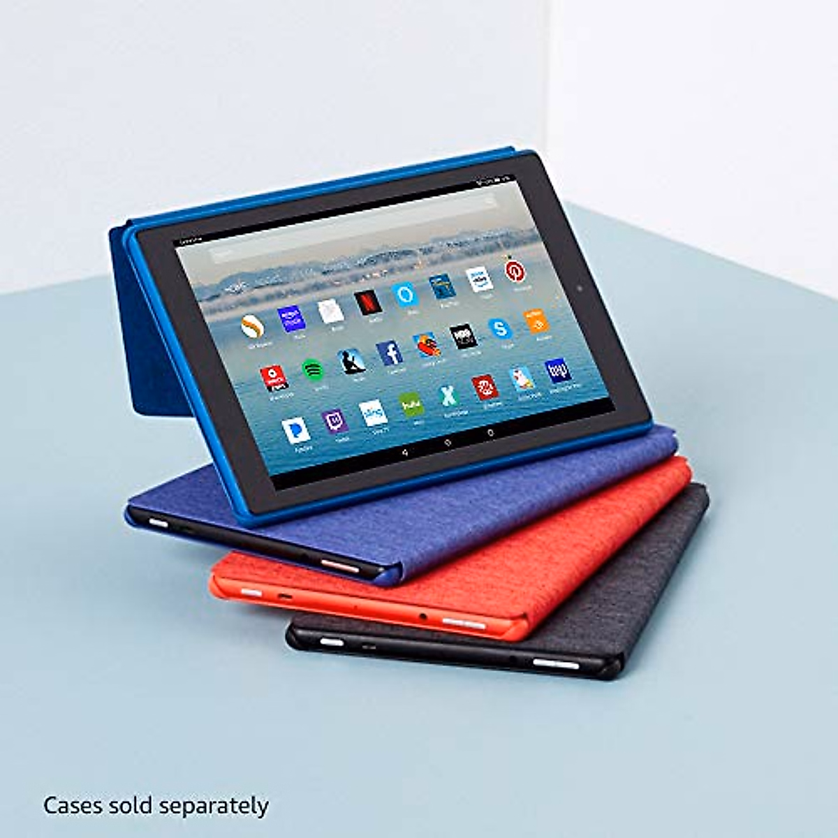 Fire HD 10 Tablet with Alexa Hands-Free, 10.1" 1080p Full HD Display, 32 GB, Black (Previous Generation - 7th)