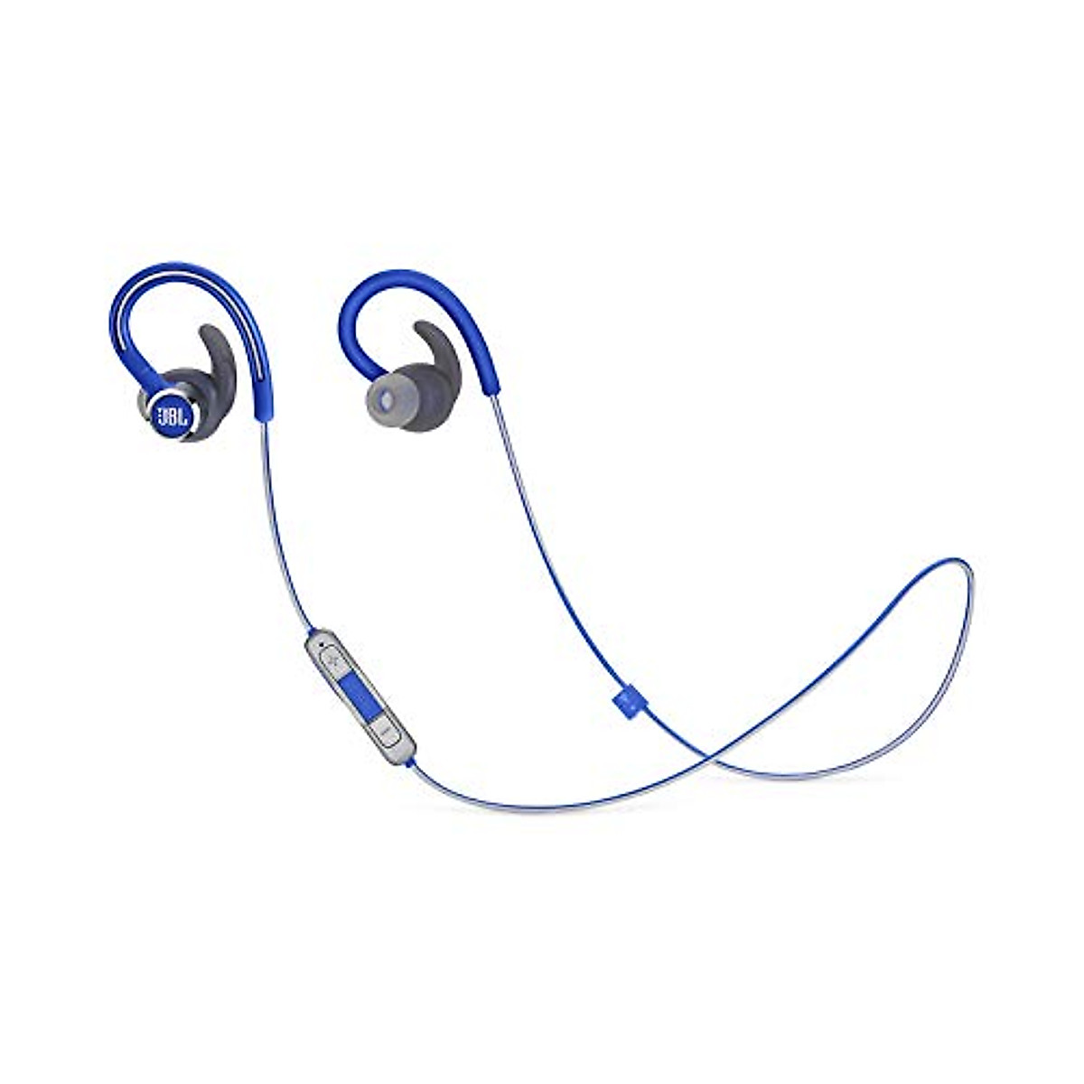 JBL Reflect Contour 2.0 - In-Ear Wireless Sport Headphone with 3-Button Mic/Remote - Blue (JBLREFCONTOUR2UAM)