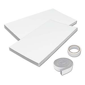 Daisypower Surround Insulation Side Panels for Indoor Window Air Conditioner Unit,AC Foam Insulated Panel Kits,17in H x 9in W AC Side Panels Kit with Weather Seal Tape for AC Cover Accessroies