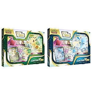 Pokemon Company VSTAR Leafeon + Glaceon Special Collection Bundle