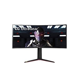 LG 34GN850-B 34-Inch Ultragear Curved QHD 3440x1440 IPS 144Hz HDR G-SYNC Compatible Gaming Monitor with Gaming-Focused Features (Renewed)