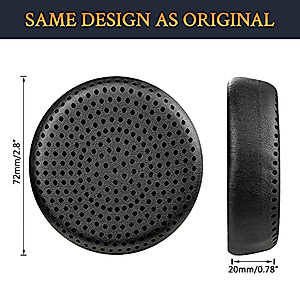 SOULWIT Earpads Replacement for Skullcandy Grind Wired/Wireless Bluetooth On-Ear Headphones, Ear Pads Cushions with Softer Leather, Noise Isolation Foam