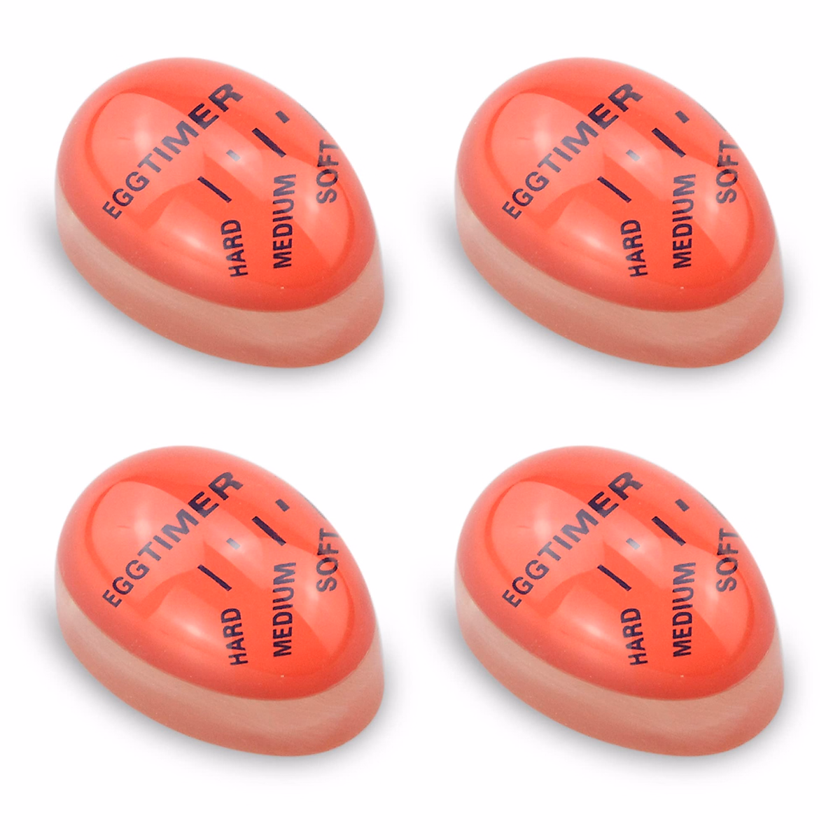 enter Egg Timer for Boiling Eggs,Kitchen Gadget, Color Changing Egg Timer Thermometer,Pack of 4