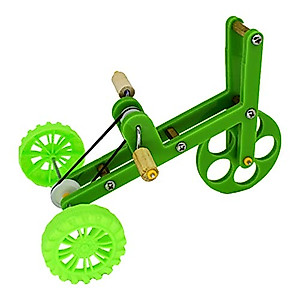 POPETPOP Parrot Parrot Bike Toy Training Toy Mini Bike Toy Intelligence Training Toy for Parakeet Cockatiel Conure Budgies Parrot Play Toy Lovebird Parrot Training Toys (Green)