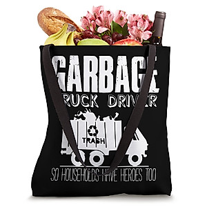 Garbage Truck Driver Joke Trucks Recycling Waste Bin RCV Tote Bag