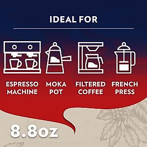 Lavazza Crema e Gusto, 8.8 oz Brick, Ground (20 Pack)