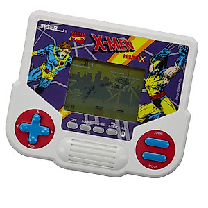Hasbro Gaming Tiger Electronics Marvel X-Men Project X Electronic LCD Video Game, Retro-Inspired 1-Player Handheld Game, Ages 8 and Up