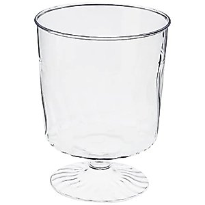 Fineline Settings Flairware Clear 8 oz. One Piece Wine Glass 240 Pieces