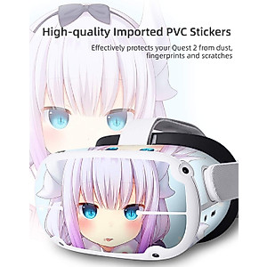 YYFRIEND Multiple Color Stickers Skin for Oculus Quest 2 VR Headsets and Controllers Sticker Protective Decal Accessories