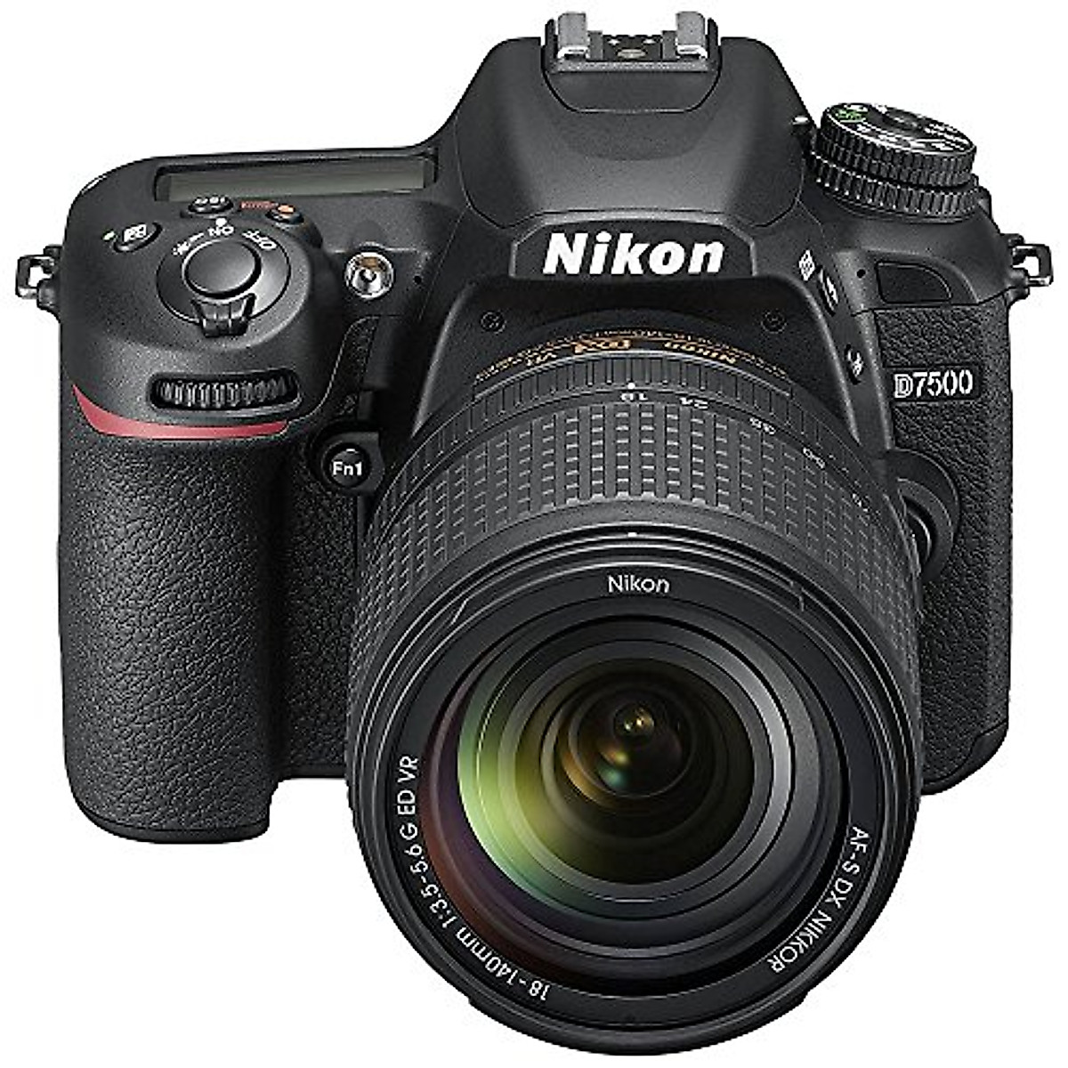 Nikon D7500 20.9MP DX-Format Digital SLR Camera + AF-S 18-140mm f/3.5-5.6G ED VR Lens Bundle with 64GB Memory Card, Camera Bag, Paintshop Pro 2018 and Accessories (11 Items)