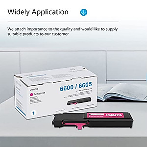 Phaser 6600/ WorkCentre 6605 Magenta High Capacity Toner Cartridge 106R02226 - UOTY Compatible 1 Pack 106R02226 Toner Replacement for Xerox Phaser 6600DN 6600 6600N WorkCentre 6605N 6605DN Printer
