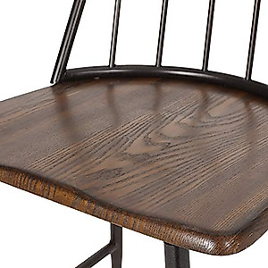 Christopher Knight Home Gessling Dining Chair Sets, Dark Brown + Black + Espresso