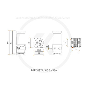 EKWB EK-Quantum Kinetic TBE 160 DDC PWM Pump-Reservoir Combo, Digital RGB, Plexi