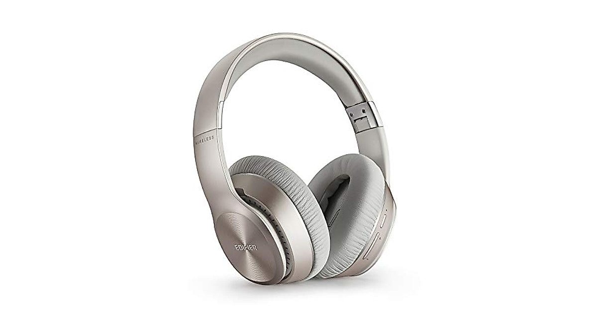 Edifier W820BT Wireless Headphones - 80 Hrs Battery Life, Gold