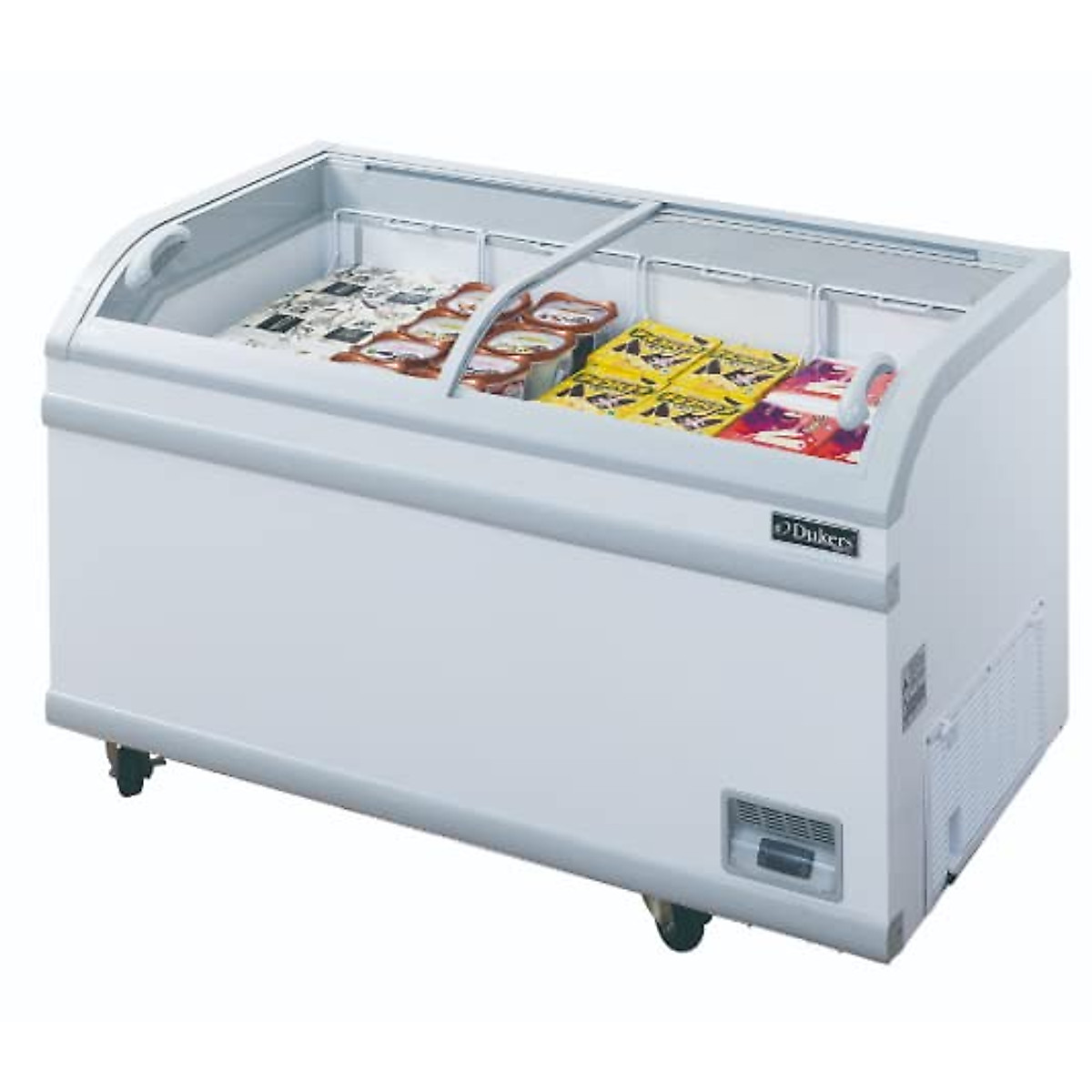 Dukers WD-500Y 56" Commercial Chest Freezer in White 17.6 Cu. Ft