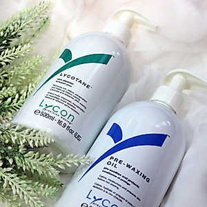 Lycotane Skin Cleanser, Pre-Wax Cleanser, Soothing Pre and Post Wax Treatment Made w/Jasmine & Chamomile, Vegan & Gluten-Free, 500ml (17oz.)