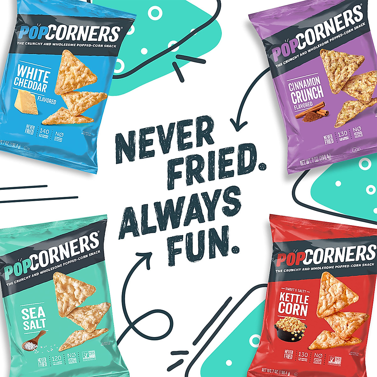 Popcorners Sea Salt, 7 Oz