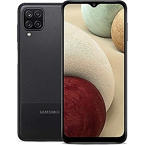 Samsung Galaxy A12 (A127F) 128GB Dual SIM, GSM Unlocked, (CDMA Verizon/Sprint Not Supported) Smartphone International Version (Fast Car Charger Bundle) No Warranty (Black) (Renewed)