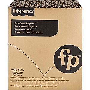 Fisher-Price Baby Bouncer Spacesaver Jumperoo Activity Center With Lights Sounds And Folding Frame, Puppy Perfection