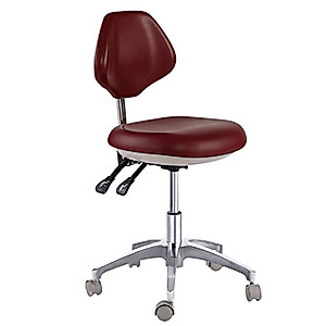 APHRODITE Dental Mobile Chair Doctor's Stool PU Leather Dentist Doctor Chair from Purple-Violet