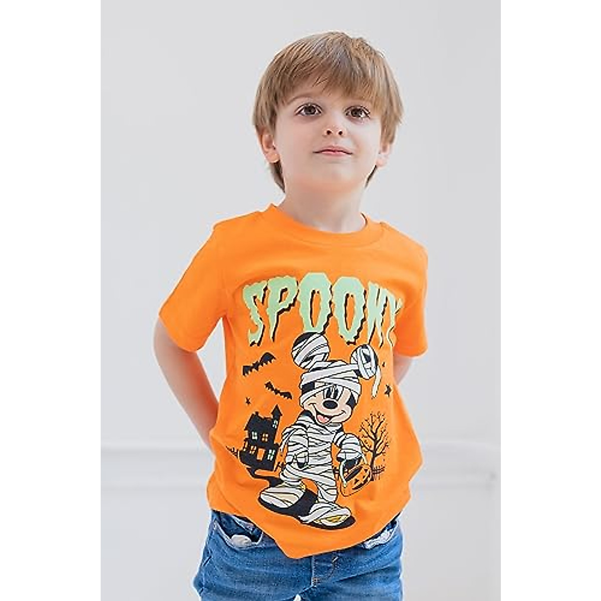 Disney Mickey Mouse Toddler Boys T-Shirt Orange 3T