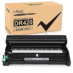 v4ink Compatible Drum Unit Replacement for Brother DR420 to use for HL-2240 HL-2240D HL-2270DW HL-2280DW MFC-7360N MFC-7460DN MFC-7860DW Brother IntelliFax-2840 2940 DCP-7060D DCP-7065DN Printer