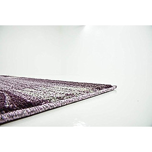 Unique Loom Del Mar Collection Area Rug - Sarah (3' 3" x 5' 3" Rectangle, Violet/ Purple)