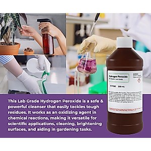 ALDON Innovating Science Hydrogen Peroxide 6% Solution, 500mL - Laboratory Grade - The Curated Chemical Collection