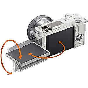 Sony Alpha ZV-E10 Mirrorless Vlog Camera & 16-50mm Lens Bundle with Handy Case, Backpack, Tripod, Wrist Strap + More