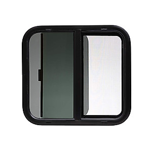 ToughGrade Horizontal Sliding RV Window 24" X 22" X 1 1/2" Mounting Ring Included