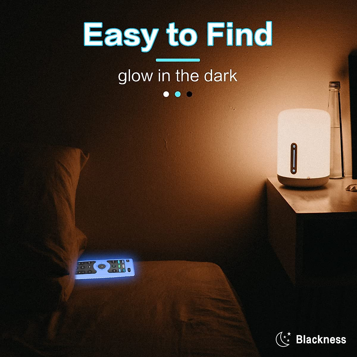 [2 Pack] WQNIDE Silicone Protective Case Cover for Vizio XRT140 Smart TV Remote Control,Shockproof Vizio XRT140 LED QLED HD UHD TV Remote Replacement Case with Lanyard (Red+Grow Blue)