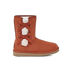 Koolaburra by UGG Women's Victoria Short Mid Calf Boot, Baked Clay, 7
