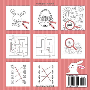 Easter Basket Stuffers: Easter Activity Book for Toddlers: Coloring, Easy Mazes, Spot the Differences, Find Eggs, Matching. Best Gift Idea for Kids Ages 2-5 (Easter Basket Stuffers for Toddler)