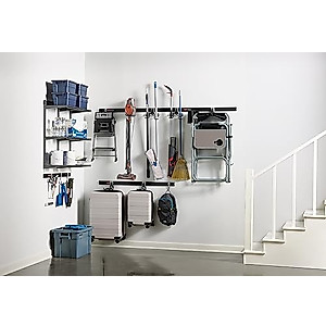 Rubbermaid Fasttrack Rail Storage 36"x12" 3-Shelf Kit, 350 lbs. Per Shelf, for Home/Garage/Shed/Workshop Organization