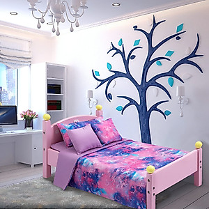 K.T. Fancy 8 PCS 18 Inch Girl Doll Clothes and Accessories Sleeping Sheet,Pajamas,Eye Mask,Unicorn Slippers,Pillow(Doll and Bed are Not Included)