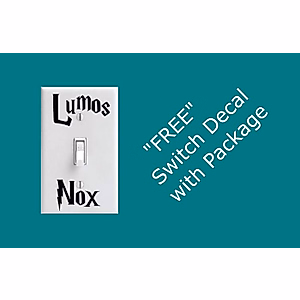 MINISTRY OF MAGIC THIS WAY Decal Die Cut Vinyl Funny Humor Quote, | FREE SWITCH DECAL | , Black, 7.5 Inches Bathroom Toilet Seat Sticker.