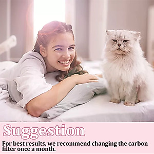 6 Pcs Replacement Carbon Filters Compatible with Litter-Robot 4 - Self Cleaning Cat Litter Box Filter Replacement to Eliminate odor and Control Cat Body Moisture