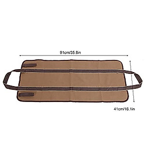 Jeanoko Firewood Log Carrier, Firewood Carrier Firewood Carry Tote Waterproof Multi Purpose Use Portable Folding Design Firewood Storage Bag for Garden Logging