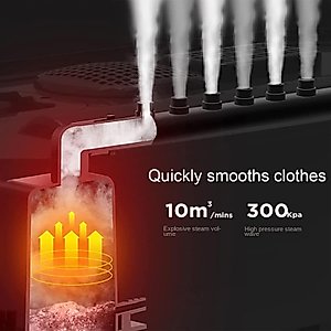Electric Clothes Dryer, Automatic Ironing Machine, Portable Steam Drying Smart Machine, Ironing Clothes Folding Wrinkle Removal Machine with Remote Control, Foldable