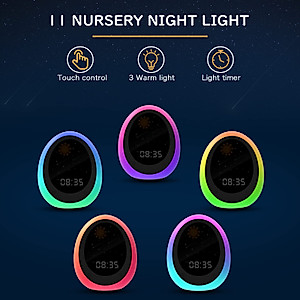 I·CODE Meteor Routine Helper Sleep Trainer, Kids Alarm Clock, Nursery Noise Machine & Night Light with Nap Timer for Younger Children