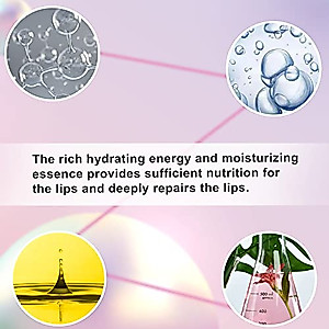 Permotary 30 PCS Moisturizing Lip Mask Crystal Lip Care Pads Mask for Moisturizing & Reducing Chapped, Smoothing Lip Fine Lines-Lip Patches with Moisture Essence to Firms & Hydrate and Plump Your Lips