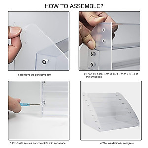 DSVENROLY Nail Polish Organizer, 84 Bottles of 7 Layers Professional Acrylic Nail Polish Display Rack, Eyeglass Storage Essential Oils Holder for Ink, Cosmetic Dropper Bottle (7 Tiers)