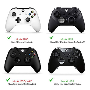 TOMSIN Replacement D-Pads for Xbox Elite Controller and Xbox One Controller, Magnetic Directional Pad Kits for Xbox Elite Controller Series 2 (Faceted and Standard) (Silver)