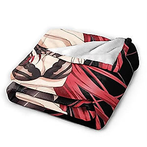 Grtswp High School DxD Throw Blanket Rias Gremory Blanket Bedroom air Conditioning Blanket 60x50, Black