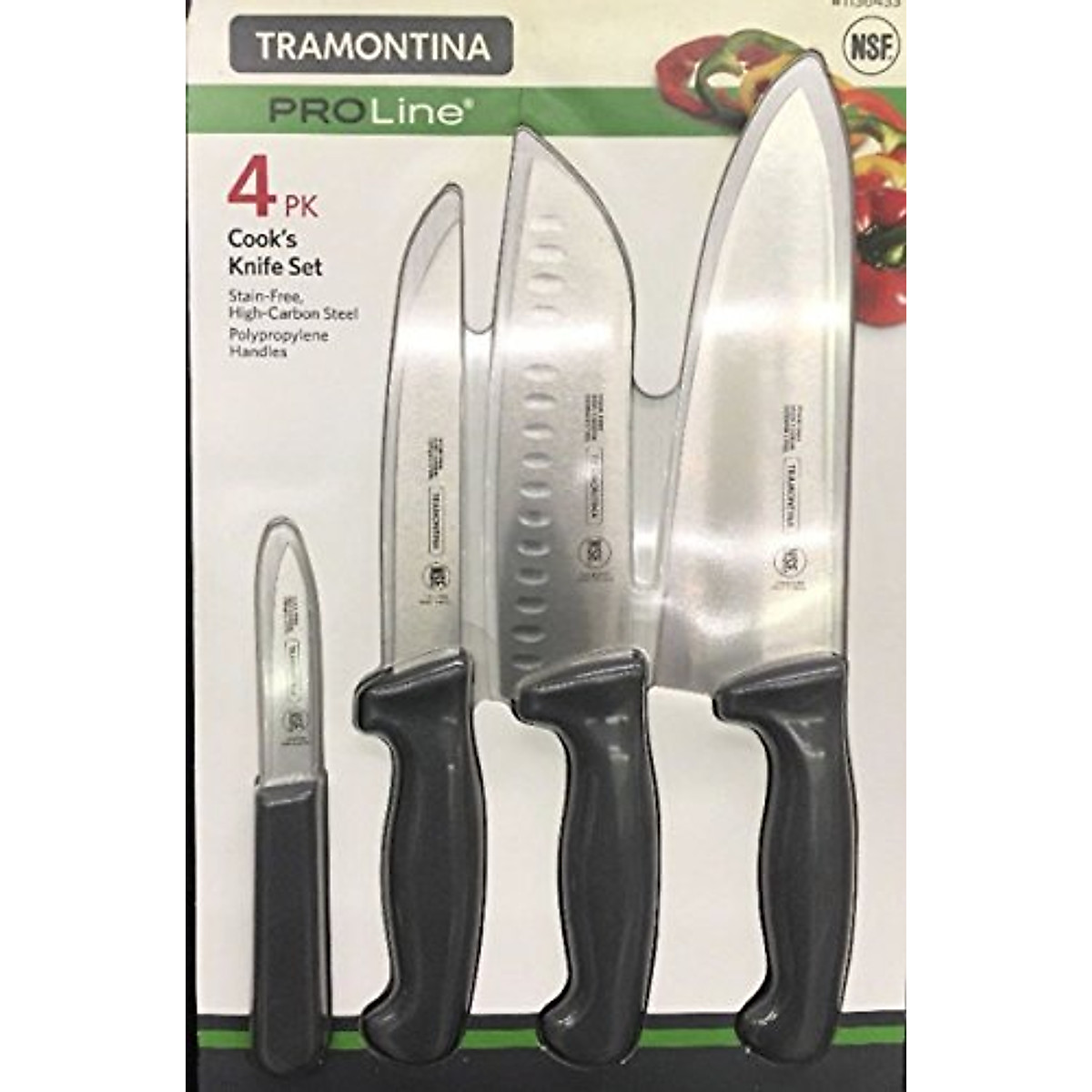 Tramontina ProLine 4 Pk Cook's Knife Set