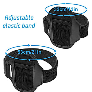 RHOTALL Leg Strap for Nintendo Switch Sports/Ring Fit Adventure, OLED Model Joy Con Controller Game Accessories, Adjustable Elastic Sport Movement Leg Band- 2 Pack