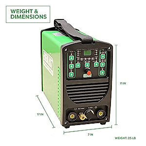 2021 PowerArc 161STH HF TIG Stick IGBT Welder 110/220v Dual Voltage